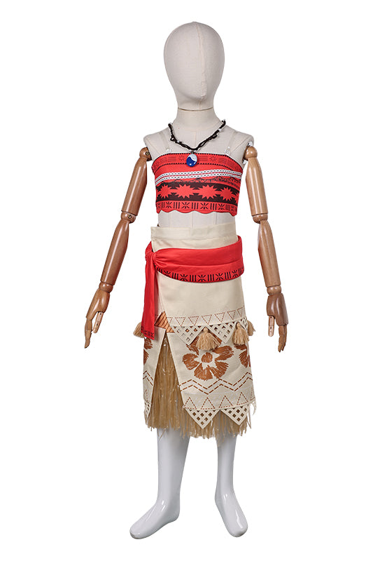 Kinder Mädchen Moan Kleid cosplay Kostüm Moana Rock cos ...